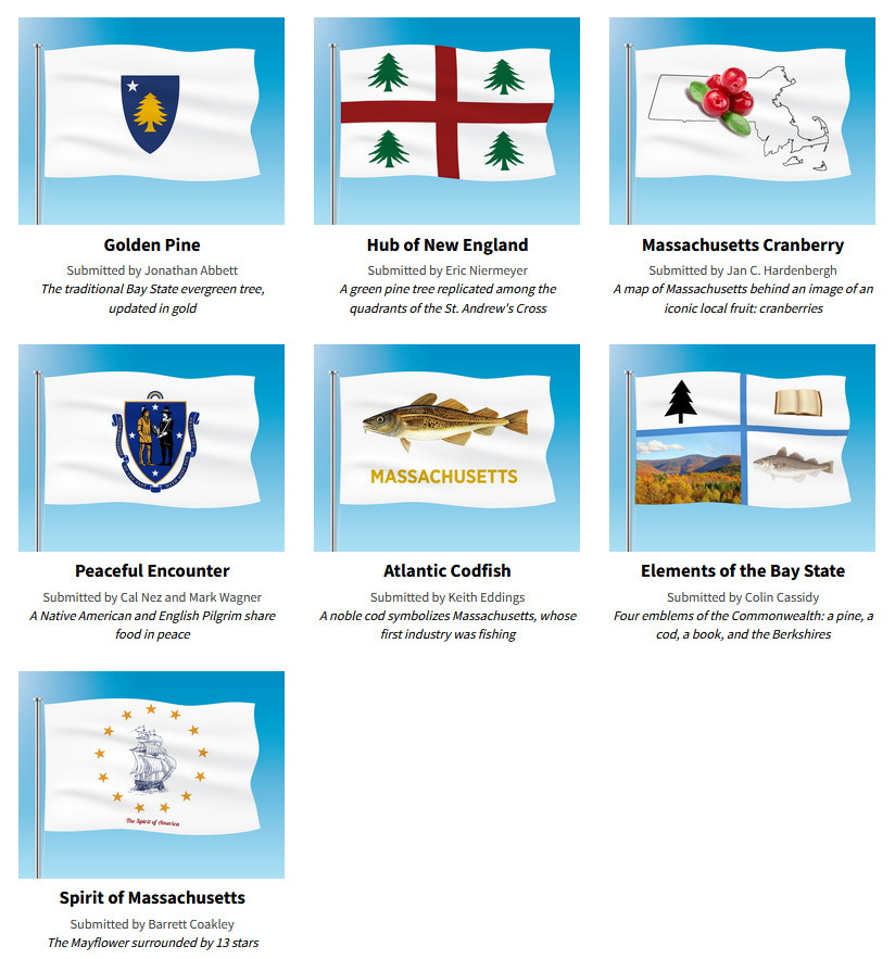 Readers redesign the Massachusetts flag: I invited you to fix the ...