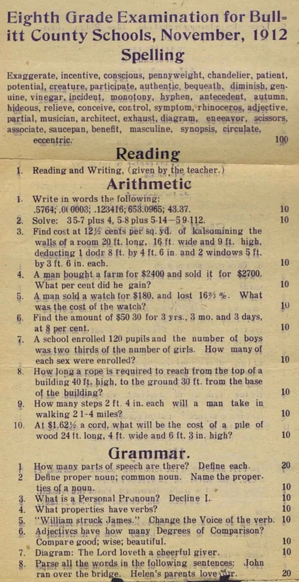 Tests used to be hard. That was the point. :: Jeff Jacoby